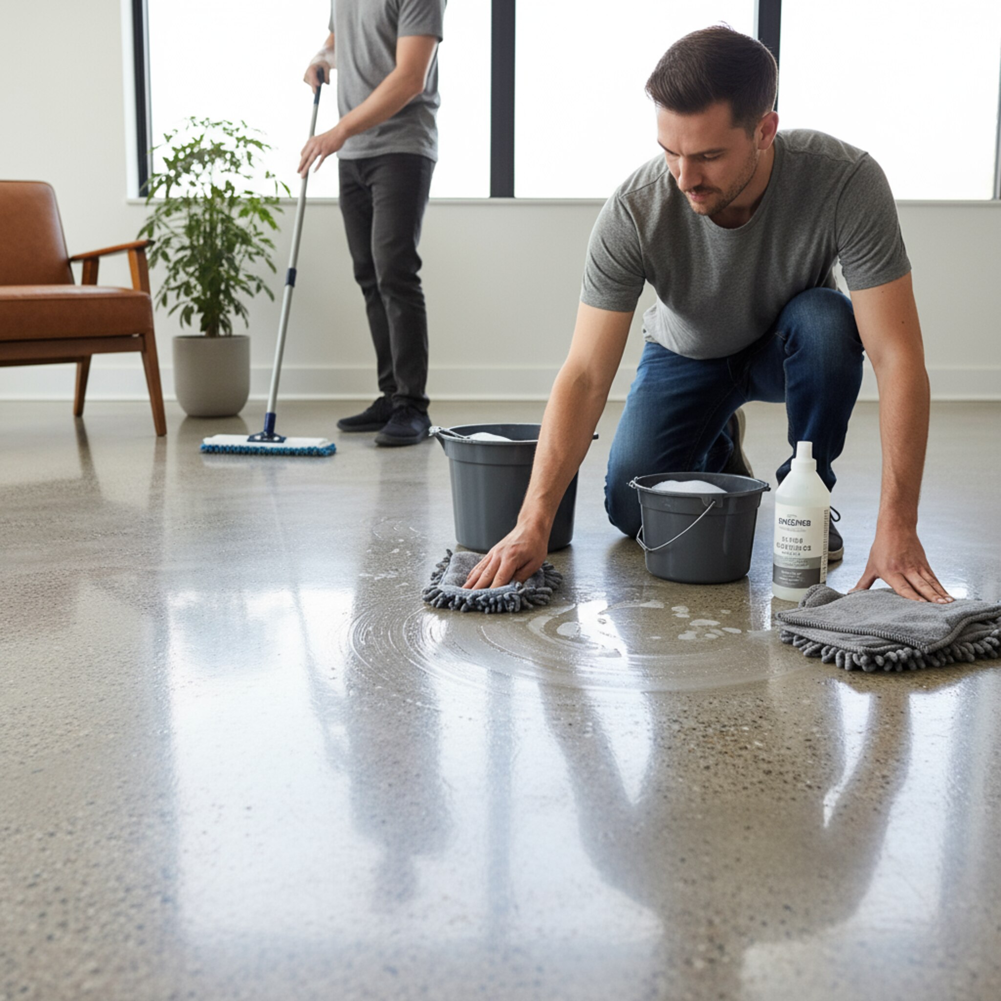 Comment entretenir un sol en béton lissé? - Creative Béton